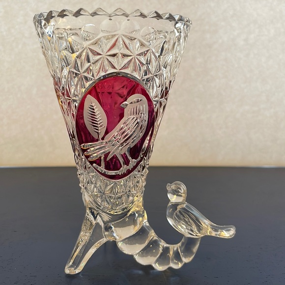 Hofbauer | Accents | Vintage Hofbauer 24 Lead Crystal Byrdes Cornucopia ...